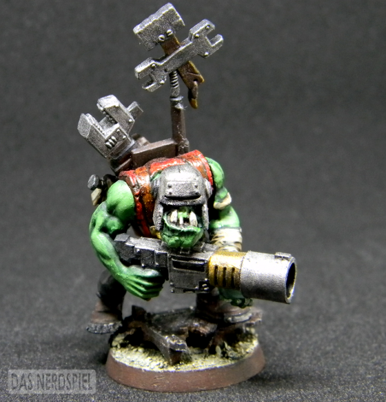 Conversion, Gorkamorka, Orks, Spanner, Warhammer 40,000 - Gorkamorka Spanner Boy with Kannon 1 ...